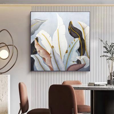 Cina Dipinto a mano a tela con texture dipinto ad olio di fiori astratti in stile moderno per la decorazione del soggiorno in vendita