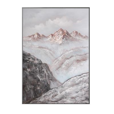 China Customized Size Accepted Hand Painted Canvas Oil Painting Wall Art Decor for Modern Textured Canvas Landscape for sale