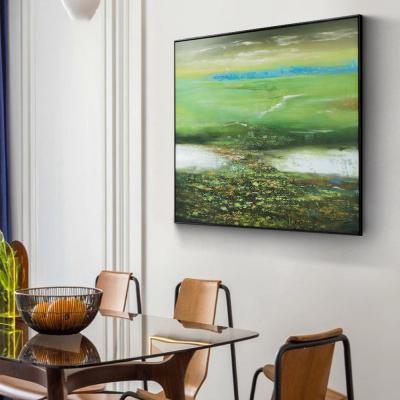 Cina Dipinto a mano Abstract Flower Oil Painting Colorato Decorazione murale Art Canvas Decorazione a mano Dipinto personalizzato Dimensioni accettate in vendita