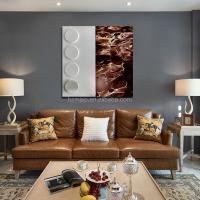 Quality 3D Wood Mixed Media Artwork Modern Wall Art Painting 6 Color Customized for sale