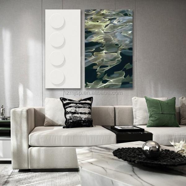 Quality 3D Wood Mixed Media Artwork Modern Wall Art Painting 6 Color Customized for sale