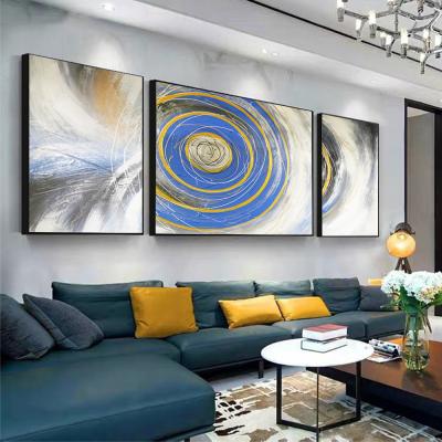 China Support Base Canvas Materials Canvas Oil and Canvas Abstract Whirlpool Oil Painting for Hanging Modern Home Decor Art for sale