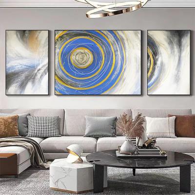 China Support Base Canvas Materials Canvas Oil and Canvas Abstract Whirlpool Oil Painting for Hanging Modern Home Decor Art for sale
