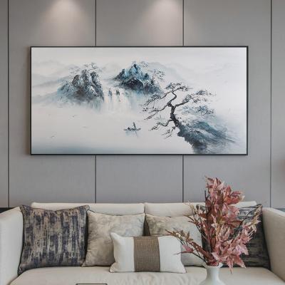 中国 カスタマイズされたサイズ 手描き風景油絵 家庭装飾のための現代的な質感のキャンバスアート 販売のため