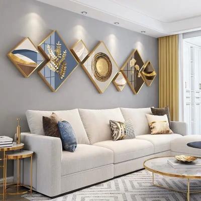 China Quadro de alumínio porcelana de cristal pintura de parede arte estilo japonês para decoração de sala de estar à venda