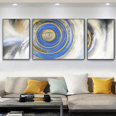 Cina 3 pezzi di tela moderna con texture Dipinto ad olio per la decorazione domestica Astratto Bagno idromassaggio Decorazione Dipinto supporto base tela in vendita