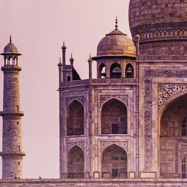 Quality Moroccan Style Vintage Taj Mahal Wall Art Canvas Wall Painting For Home Office for sale