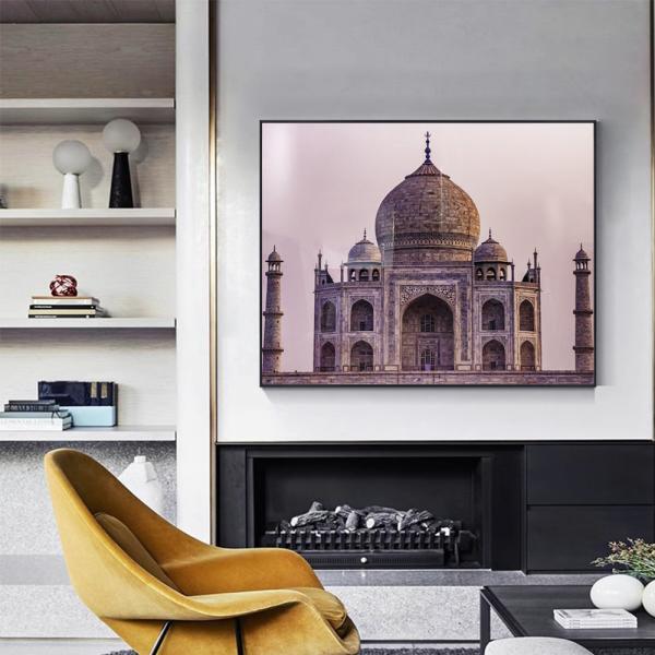 Quality Moroccan Style Vintage Taj Mahal Wall Art Canvas Wall Painting For Home Office for sale