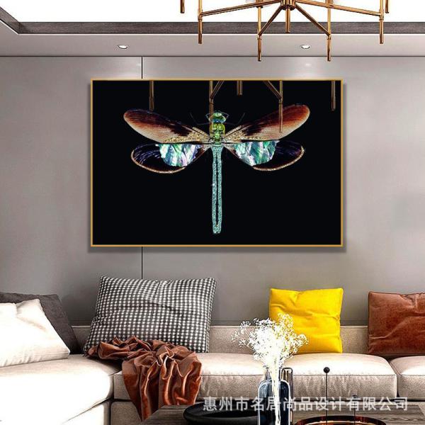 Quality Entrance Living Room Decoration Crystal Porcelain Painting Digital Printing for sale