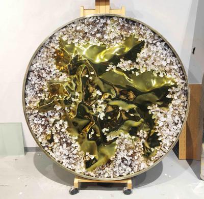 중국 캔버스 벽에 걸린 현대적인 혼합 매체 회화 판매용