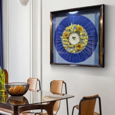 중국 고급 재료와 세심한 공정으로 제작된 홈 데코용 수제 혼합 매체 페인팅 판매용