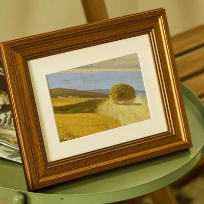 Cina Cornice per foto moderna in legno MDF, alla moda, di lusso, per dipinti di natura morta, decorazione per la casa, cornice per dipinti fatti a mano in vendita