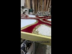 Tavolo d' arte di resina di lusso per ville e studi di lusso, non tossico, design di Epoxy River.