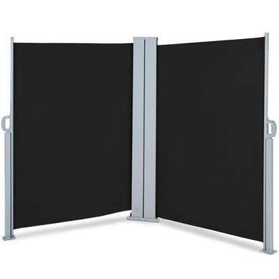 China Double Side Awning, 160 x 600 cm Sun Protection, Made of Polyester, Dark grey for sale