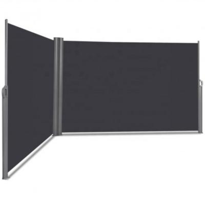 China Side Awning, Full Aluminium Frame, 160x600 CM, Dark Grey, For Garden for sale