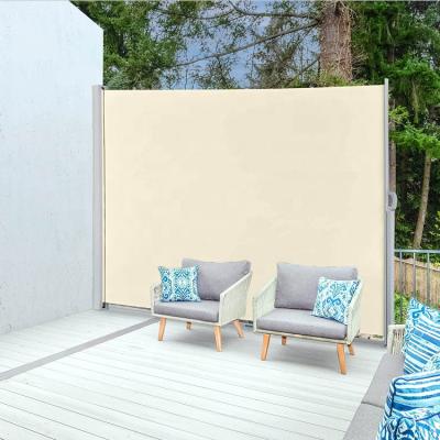 China Side Awning, Extendible 160x300cm, Beige, Privacy Screen, Made Of Polyester for sale