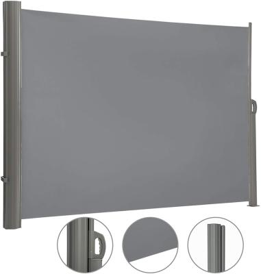 China Side Awning, Full Aluminium Frame, 160x300 CM, Light Grey, Side Canopies, For Garden Backyark for sale