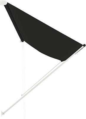China Clamp Awning, Dark Grey, Sun Protection,For Balcony, Window, Polyester for sale