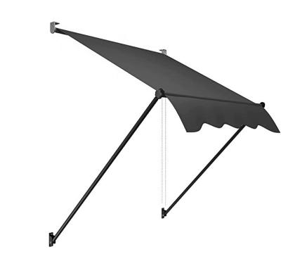 China Clamp Awning, Dark Grey, Sun Protection,For Balcony, Window, Polyester for sale