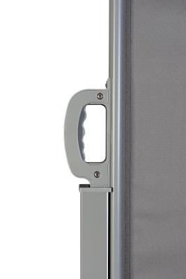 China Iron Side Awning 1.8*3m Dark Grey Polyester, Privacy Screen For Garden for sale