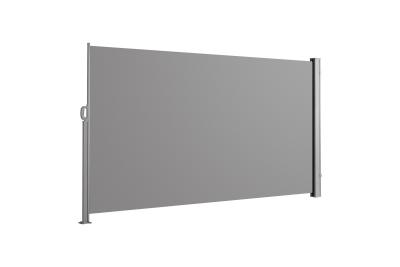 China Iron Side Awning 1.8*3m Dark Grey Polyester, Privacy Screen For Garden for sale