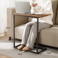 China End Table C Shaped Side Table NightStand for Couch Sofa Bed Living Room for sale