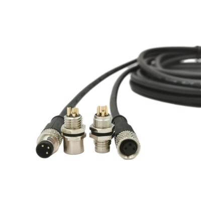 Cina Assemblaggi cavi impermeabili di automazione industriale maschii al Pin della femmina 3 in vendita