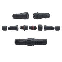 China Plastic Overmolded Waterproof Cable Assemblies 6Ft Length Self Lock Style for sale