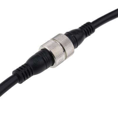 Cina Assemblaggi cavi su ordinazione di M8 Overmolded con 8 Unshielded schermati Pin Straight Angled in vendita