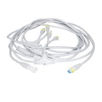 China M13 Waterproof Customized Cable Assembly Self Lock Style With Strain Relief for sale