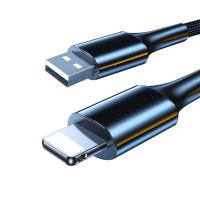 China OEM Fast Charging Data Cable , Nylon Micro USB Cable 2.4A For Iphone for sale