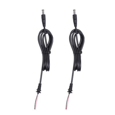 Cina Assemblaggi cavi maschii e femminili di potere con dc di gommino di protezione barilotto Jack di 2.1mm x di 5.5mm in vendita