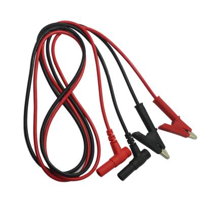 Cina il multimetro di Digital della pinza a coccodrillo di 3Ft cabla il colore nero rosso in vendita
