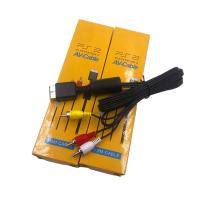 China Custom Gamecube Audio Video Cable , RCA Composite Cable For Sony PS2 for sale