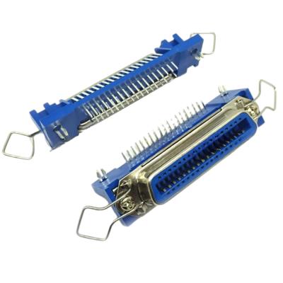 China Male Female PCB Edge Centronics Connector 57 Series With DIP Type Printer Socket for sale