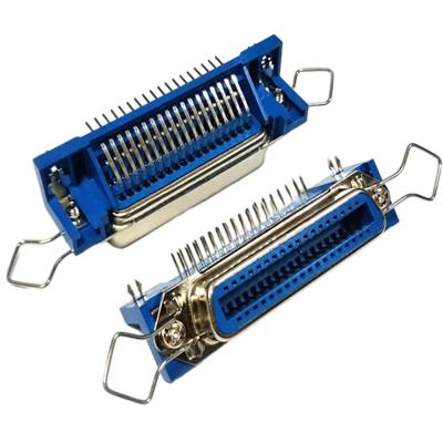 China Male Female PCB Edge Centronics Connector 57 Series With DIP Type Printer Socket for sale