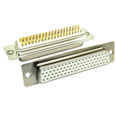 China Round Contacts Printed Circuit Board Connectors , D Sub Connector 9 Pin 15 Pin 25 Pin for sale