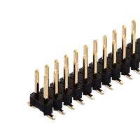 China Straight Right Angle SMT Pin Header Connector Single Dual Row Type for sale
