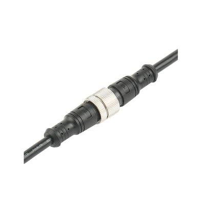 Cina OEM PVC impermeabile giacca M12 Cavi di connettore 3Ft Maschio Femminile Cavo in vendita