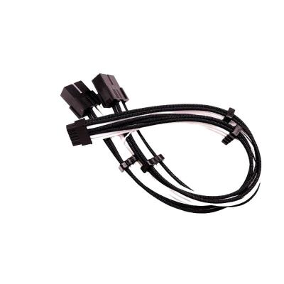 China Customized Cable Wire Harness Assemblies Length 50mm 8P8C Gold Flash / Tin-Plated for sale
