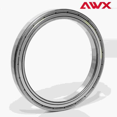 China Low Noise Thin Wall Bearing 16011 2RS Steel Cage Deep Groove Ball Bearing for sale