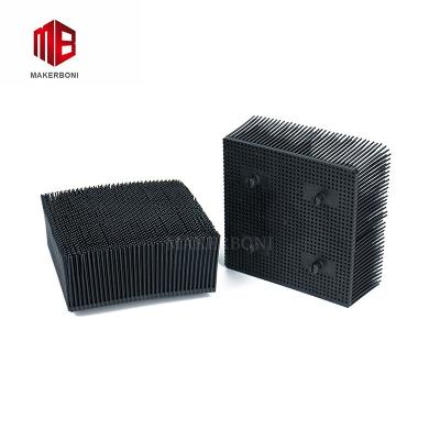 China 060548 70144014 Nylon Black Bristle Bricks With Round Foot For Bullmer for sale