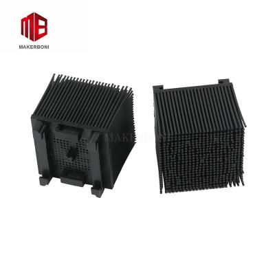 China Small Black Nylon Bristle Bricks Used For Orox Auto Cutting Machine for sale