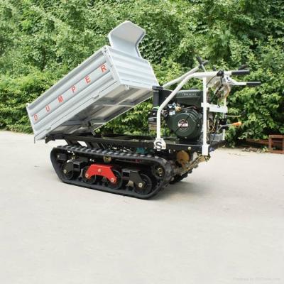 China Factory Supply Load 350KGS Mini Crawler Type Gas Engine Truck Dumper with CE for sale