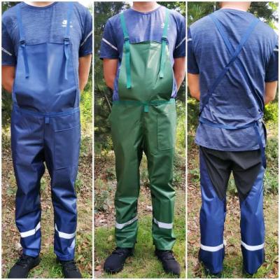 China Factory direct labor protection pants tube stitching strap pants shrub grass garden protective work clothes for sale