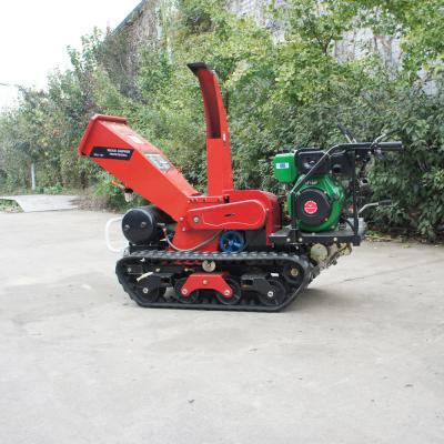 China Self-propelled crawler-type branch crusher for sale