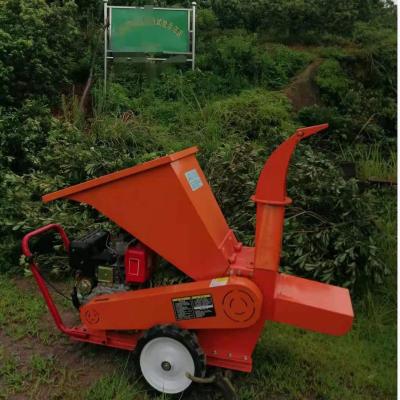 China Wheel type TWIG crusher engine deadwood crusher Fruit Branch crusher for sale