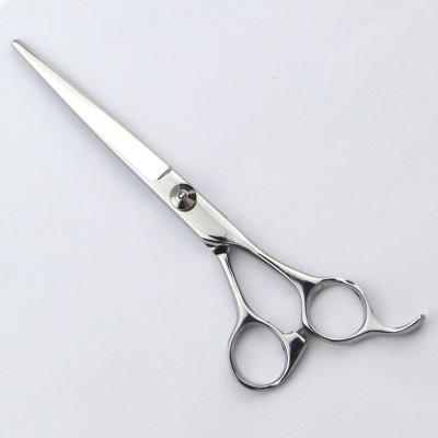 China Sharp Barber Pet Grooming Scissors With Fashion / Curved Style for sale