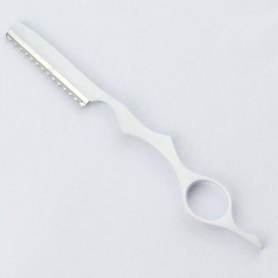 China Unisex Salon Single Blade Safety Razor / 6.5 Inch Razor Cut Hair Piece for sale