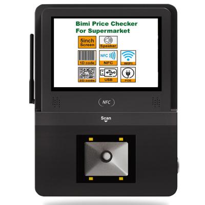 China Supermercado 5 polegadas Android Verificação Terminal Indicador de tela sensível ao toque Verificador Made à venda